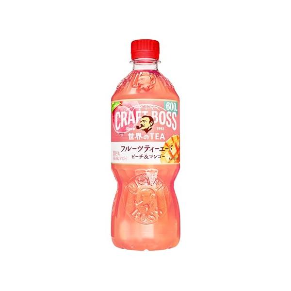 -/600ml×24本/-・原材料:糖類（砂糖（国内製造）、果糖ぶどう糖液糖）、果汁（もも、りんご、マンゴー）、紅茶、烏龍茶、白桃ピューレエキス／酸味料、香料、ビタミンＣ、トマト色素・内容量:600ml×24本・エネルギー:33kcal/1...