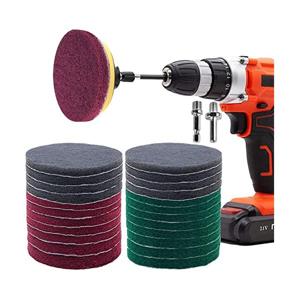 -/100mm 28 セット/-・Size:100mm 28 セット・パッケージ個数:1・パッセージ内容 4インチ 赤い色 研磨パッド *8 個、4インチ 灰色 研磨パッド*8 個、4インチ 緑色 研磨パッド *8 個、4インチスクラブコネ...