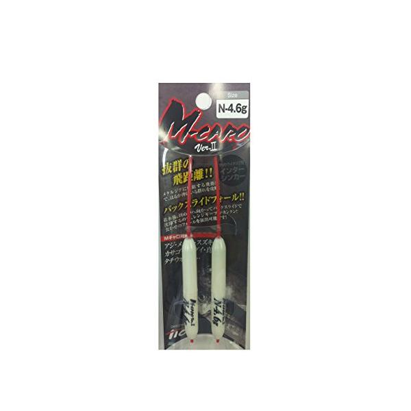 ――/N-4.6g/―・Size:N-4.6g・パッケージ個数:1・自重:4.6g・タイプ:N・フォール角度:斜め30度・幅広いレンジサーチ力とさまざまなリトリーブスピードに対応するオールラウンドタイプ。