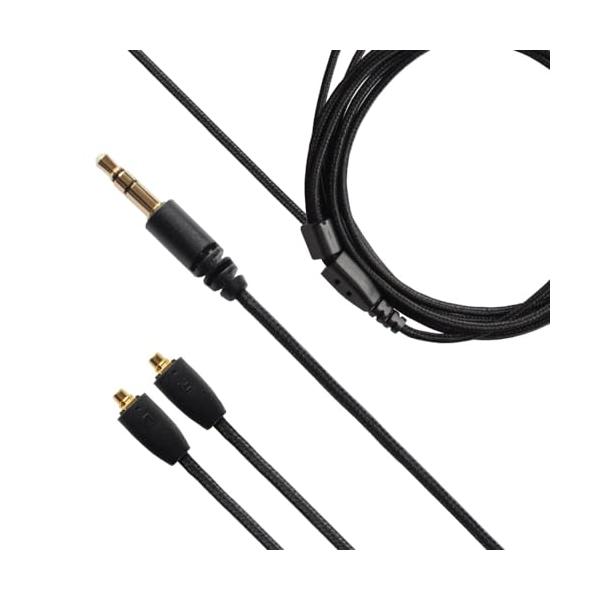 ブラック/120 cm/TR-SE2・パッケージ個数:1・MMCX対応 (SHURE SEシリーズ、UE900、W10・W20・W30・W40、HA-FX850 etc.. )・ケーブル:銅・イヤフォン側プラグ:金メッキピン / プラグ:3...