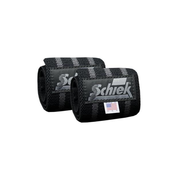 コンパクトブラック、グレー/12/WRSTWRPS-BKOUT・Size:12・パッケージ個数:1・長持ち設計 - Schiek Sportsの高耐久リストラップは、長持ちするように作られています。 ネオプレン素材と強化ゴムインレイ製。手首...