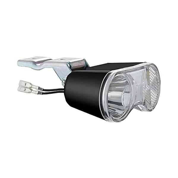 ヘッド前方リフレクター付ブラック/小/NSKL146-B・Color:ブラック・パッケージ個数:1・Panasonic、SANYO製の3タイプのハブダイナモに対応・自動点灯、自動消灯のかしこい機能付・常時点灯の切替・ヘッド前方リフレクター付