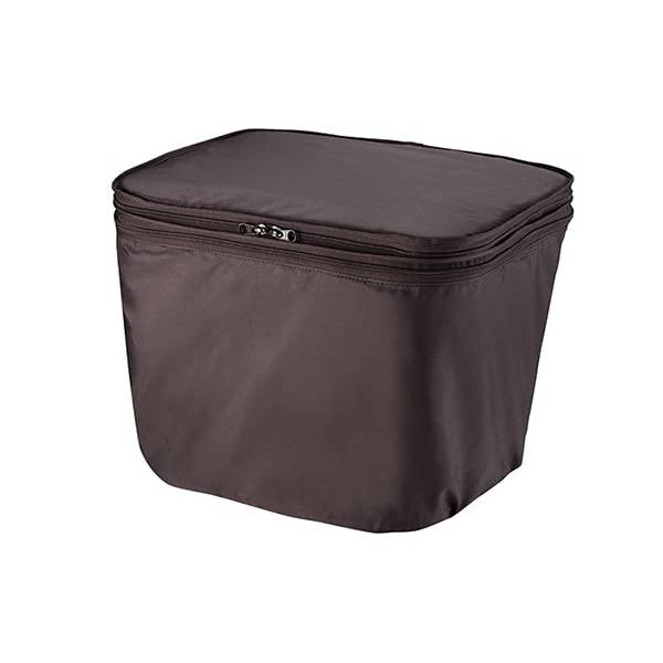 ブラウン/中/NAR184・Color:ブラウン・容量アップ機能採用 パナソニック電動自転車ビビシリーズ用フロントバスケットカバー