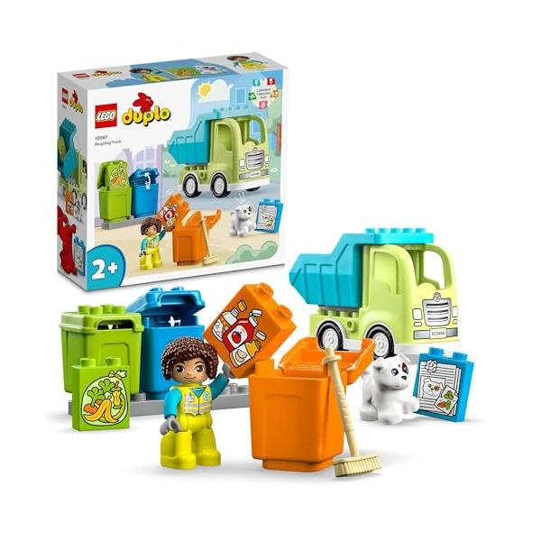 リサイクル回収トラックマルチカラー/-/10987・Style:リサイクル回収トラック・パッケージ個数:1・環境への関心を育てる知育玩具 ? デュプロのまち リサイクル回収トラック(10987)でごみの回収や分別をしながら、身近な環境問題へ...