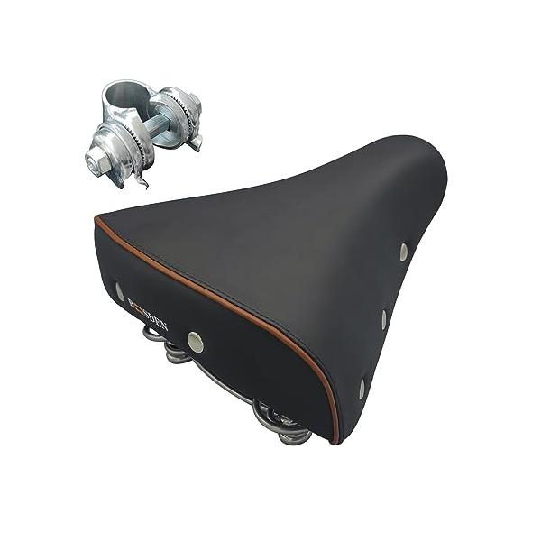 ブラック/-/BSD-BS01-black・Color:ブラック・快適な自転車サドル サイズは23.5cm×23.5cm。表面は高品質PUレザー、内部は高反発ポリウレタンクッションを採用し、長時間のライドでもお尻の痛みをしっかり軽減。さらっ...