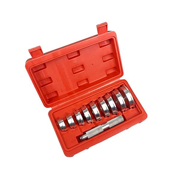 10点セットシルバー/39.5mm、44.5mm、50mm、59mm、63mm、65mm、72mm、76mm、81mm/-・Style:10点セット・パッケージ個数:1・異なるサイズ9種類のアタッチメント：39.5mm、44.5mm、50m...