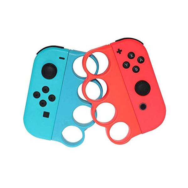 Japanese赤&amp;青/-/JUTS-0HL2・Color:赤&amp;青・対応機種Nintendo Switch 専用、 Joy-Con ハンドル専用、Joy-Con対応グリップです、Fit Boxing/Fit Boxing 2...
