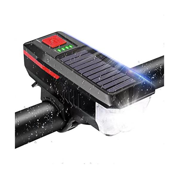 赤色/-/-・Color:赤色・?高輝度LED・190°広角照射・ソーラー充電ソーラー充電 自転車ライト 高輝度LEDライトを搭載し、夜間運転中の視認性を高め、ドライバーや歩行者に自転車の存在を知らせる自転車用ライトです。暗闇を突き抜けて2...