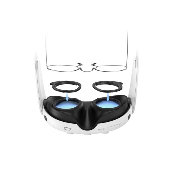 ホワイト/-/G308E001・VRレンズ保護レンズ保護セットはメガネに触れるのを防ぎ、VRレンズをメガネの傷から保護することができます。この保護レンズを使えば、メガネをかけている家族や友人とVRヘッドセットを共有することができます。・特殊...
