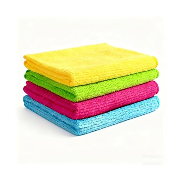 無地 (Solid)シルバー/30×30cm-4枚-マルチカラー/Microfibre Cloth-4 Colorful-D9112・Size:30×30cm-4枚-マルチカラー・超柔らかく高効率な清掃力当社のマイクロファイバー清掃クロスは...