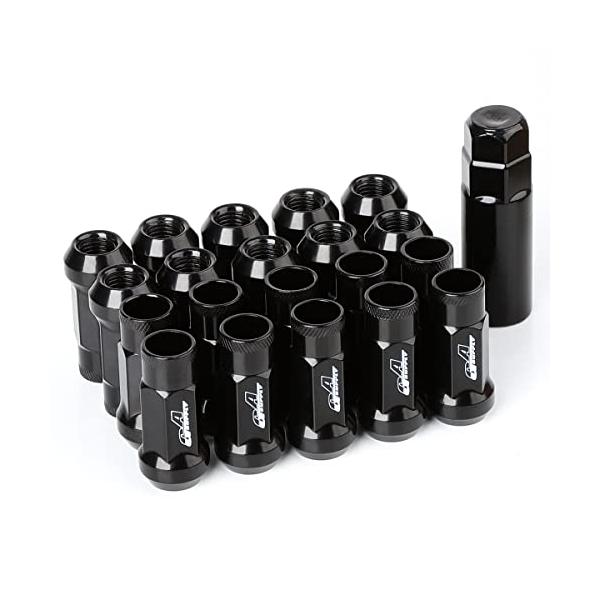 高さ48mm Hex17mmブラック/M12×P1.5/-・Size:M12×P1.5Style:高さ48mm Hex17mmColor:ブラック・パッケージ個数:1・『商品内容』テーパー座60°、ネジサイズ：M12×1.5、六角対辺17ｍ...