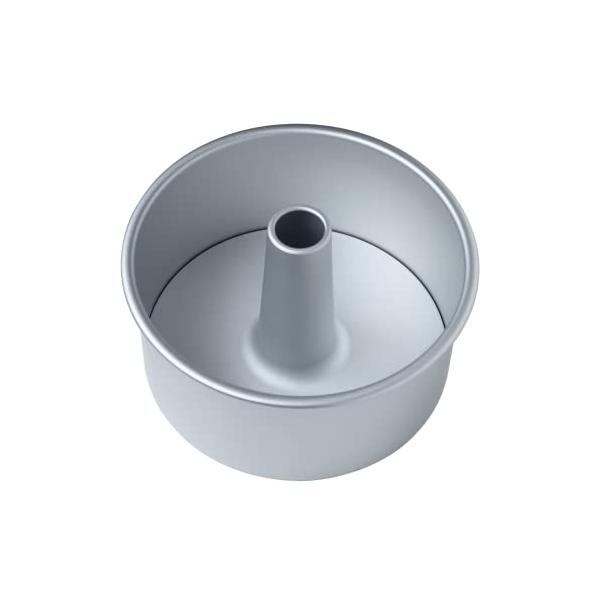 型の高さ7.6cm（3インチ）シルバー/15cm/-・Size:15cmStyle:型の高さ7.6cm（3インチ）・軽く、熱伝導のよいアルミニウムで作られたシフォンケーキ型15cmです。素材・材質:アルミニウム(アルマイト加工) サイズ:(...