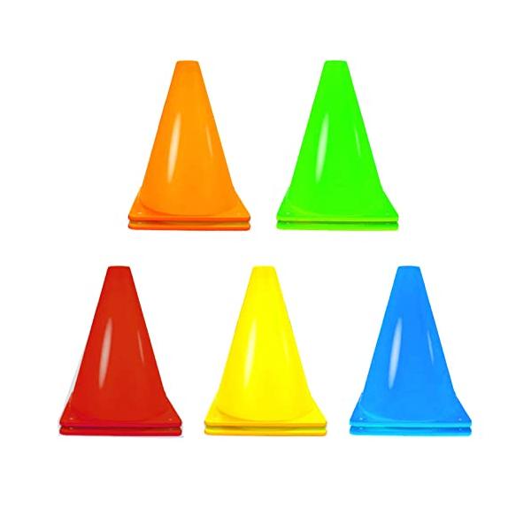 18cm 20個セット/-/-・Color:18cm 20個セット・?やわらか素材なので割れにくい:軽量・高耐久性、柔らかい素材のため踏んでも簡単に割れたりせず安全です。・?幅広く使用:野球、陸上競技、インラインスケート、サッカー、フットサ...