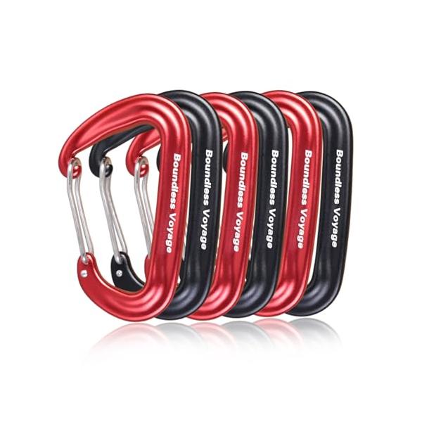 12kNレッド + ブラック/6pcs/BV1026-BJ・Color:レッド + ブラックSize:6pcs・材質：7075アルミニウム合金。・サイズ： (約)縦80mm × 横47/55mm、厚さ5.5mm。超軽：約20.7g/個。・優...