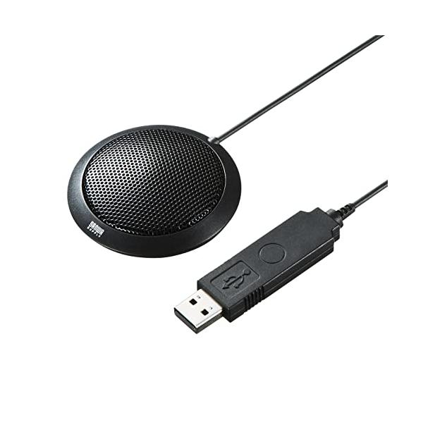 ブラック/-/MM-MCU06BKN・パッケージ個数:1・パソコンのノイズの影響を受けにくいUSBデジタルマイクです。・どこにでも置きやすく倒れないフラット型です。・裏面は滑り止め付きです。・ZoomやTeamsなどに対応しています。