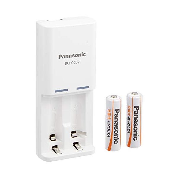 ホワイト/-/K-KJ52LLB20・PatternName:単品・パッケージ個数:1・●容量Min.1000 mAｈ※1(スタンダードモデルの約半分)・●くり返し使用回数は約4000回※2・●単3・単4合わせて2本同時に充電・●充電LED...