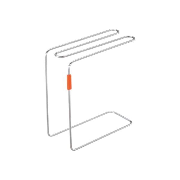 ふきんスタンドシルバー/-/4573306876267・Style:ふきんスタンド・パッケージ個数:1・濡れたふきんの置き場に困る、乾いたふきんをキレイにストックしたい、調理中にサッと使いたい。そんなキッチンの小さな不満を解消してくれる「a...