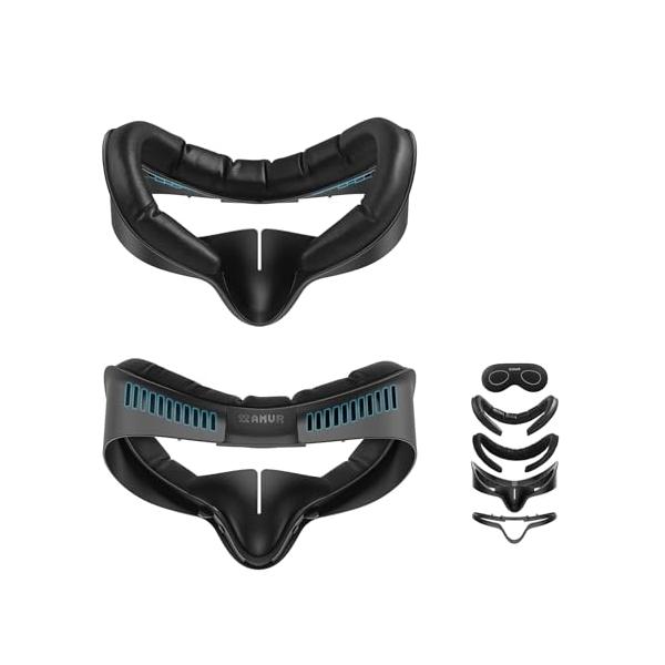 ブラック/-/Standard Version Fit Halo Head Strap・Model:Standard Version Fit Halo Head Strap・より快適なフェイスパッド:クエス3S用のAMVRフェイスクッション...