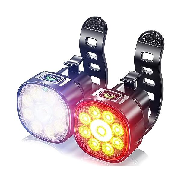 Q9A/?42*42*30ミリメートル/Q9A・Color:Q9A・??自転車ヘッドライト自転車のヘッドライトは1個の白色光灯珠と8個の暖かい光灯珠から構成され、スイッチボタンはシングルボタン両用のハイエンド設計を採用している。クリックして...