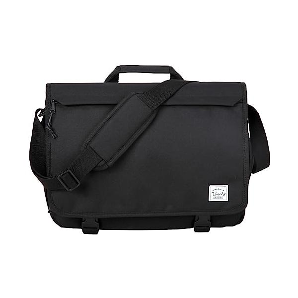 コンテンポラリー ユーティリティー 斜め掛けブラック/横45×縦31×マチ10cm/-・Color:ブラック・抜群な収納力この大容量メッセンジャーバッグの蓋の下には2つファスナーポケットがあります。メイン収納部は15.6インチPCを入れるこ...