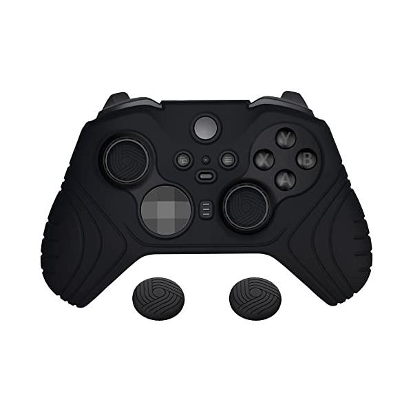 ブラック/-/-・Color:ブラック・パッケージ個数:1・高品質なシリコン製カバーは、Xbox Elite Wireless Controller Series 2対応用およびElite Wireless Controller Serie...