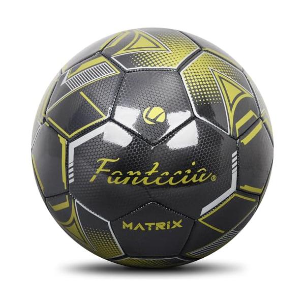 黒と黄色/サッカーボール5号/YDX-411-FT-JP・Color:黒と黄色・高級皮革サッカーボール: このサッカーボールは、アップグレードされたレザーのステッチパネルとウイングラテックスブラダーで作られており、ボールがより弾むように改良...