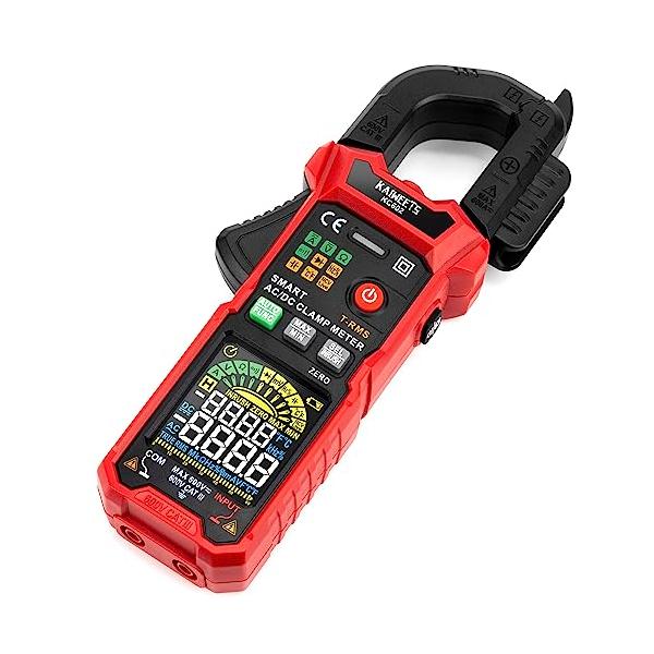 コンパクト黒/-/KC602・Model:KC602・?新型スマートモード弊社では、市場で他製品と比較してユニークなアンプクランプメーターをアップグレードしています。メーターがオンの時のデフォルトのスマートモードは、自動的にAC/DC電圧/...