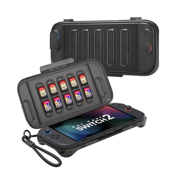 ミニマルBlack/-/PC0116・Switch 2対応専用設計本製品は、2025年発売のSwitch 2対応保護ケースです。※ご注意：本体に他のプロテクターやカバーを装着した状態ではご使用いただけません。・高い耐久性でキズから保護高品質...