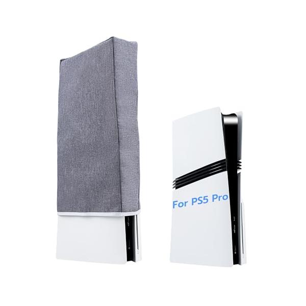 シンプルグレイ/-/p5-050285・Color:グレイ・パッケージ個数:1・PS5Pro縦置きカバー：この縦型ダストカバーはPS5 Proコンソール用にオーダーメイドされており、密着したフィットと優れた保護を提供します。PS5 Proコ...