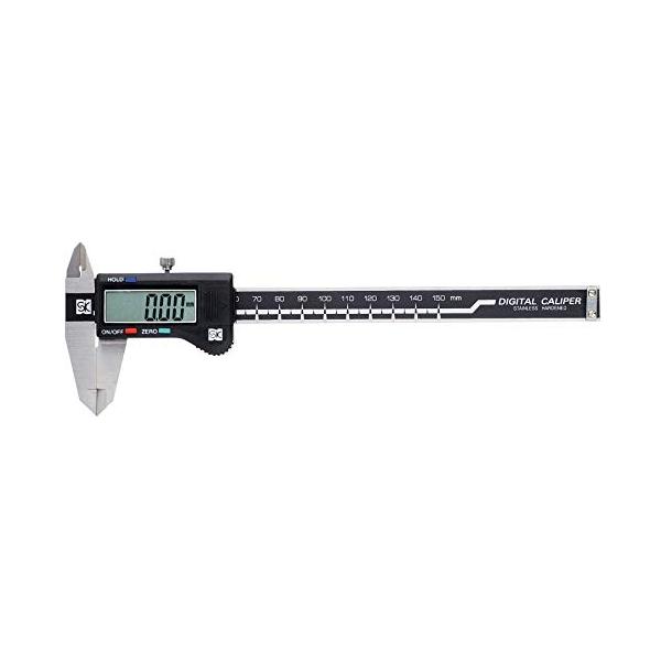 -/150mm/DN-150・Size:150mm・原産国:中国・タイプ:アナログ・最大測定長(mm):150・最小読取値(mm):0.01・器差(mm):±0.03