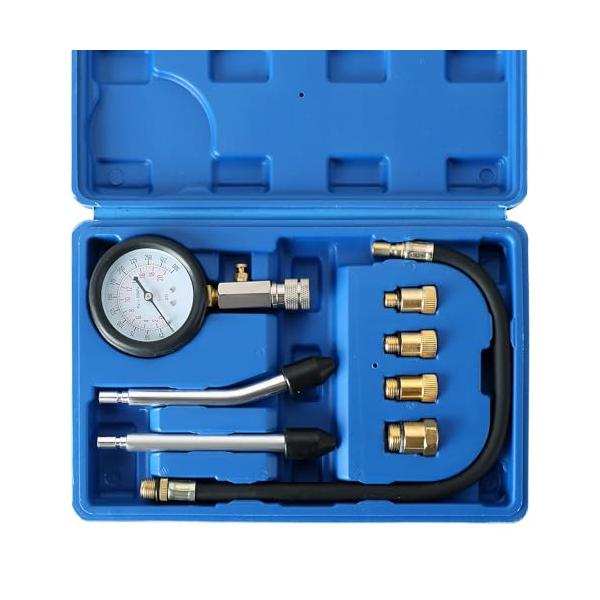 青色/-/A0092RDE・Color:青色・パッケージ個数:1・高精度ツール: このコンプレッションゲージは、エンジンの圧縮状態を正確に測定するための理想的なツールです。エンジンの圧縮値を迅速かつ高精度で測定でき、メンテナンスや修理作業に...