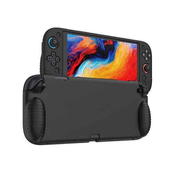 ブラック/-/-・Color:ブラック・「Switch 2専用カバー」 2025年発売のSwitch 2を向けに専門設計したグリップ仕様の保護ケースとなります。Switch 2を日常のキズや衝撃から確かな守りを与えてくれます。他の機種に対応...