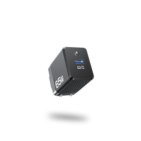 グレー/-/A65PD1H・世界で一番小さく・超軽量のpd 充電器 65w数年間にわたり、充電分野に専念し、伝統的なかさばるスタイルのタイプc 充電器を打ち破り、世界最小・最軽量の「S-mini」65W 充電器は、慎重に開発されました。極上...