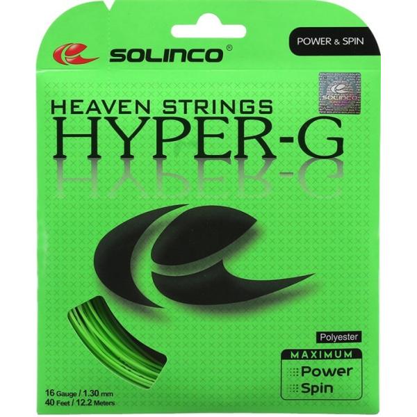 ■メーカー:SOLINCO (ソリンコ)■品番:KSC786■商品名:HYPER-G■カテゴリ:テニスガット■ゲージ:1.05mm/1.10mm/1.15mm/1.20mm/1.25mm/1.30mm■カラー:グリーン■素材:CO-ポリエステル