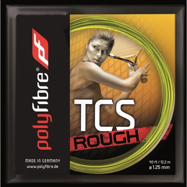 ■メーカー:Polyfibre(ポリファイバー)■品番:PF1070/PF1060■商品名:TCS Rough■カテゴリ:テニスガット■ゲージ:1.25mm/1.30mm■カラー:オプティックイエロー■素材:ポリエチレン+複合素材