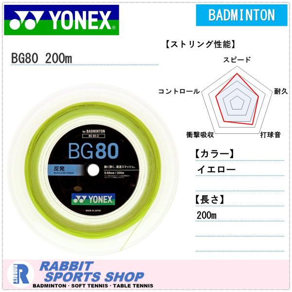 ゲージ0.68mm長さ200m構造マルチフィラメント素材芯糸／ハイポリマーナイロン、ベクトラン〓側糸／楕円形ハイポリマーナイロン(ブレーディング加工)カラーイエロー