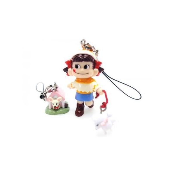 ☆　ペコちゃん　ミニマスコット　☆ ペコポコランドにストラップをセットにしました。 贅沢に小物もストラップ付きです。 ☆　中古品　開封品（箱ナシ） ◇　商品管理は行っておりますがアンティーク品ですので、こすれ等がある場合がございます。 ◇　...