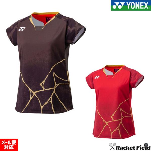 【メーカー】ヨネックス（YONEX）【品名】ウィメンズゲームシャツ【品番】20962【カラー】015ブラウン、021ワイン【サイズ】S、M、L、O、XO【素材】ポリエステル100％【生産国】日本【機能】ベリークールドライ、吸汗速乾、Prec...