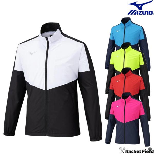 【メーカー】ミズノ（mizuno）【品名】ウィドブレーカージャケット【品番】32MEC120【特長】防風生地を採用し、スポーツ時に重宝するブレーカージャケット【サイズ】XS、S、M、L、XL、2XL、3XL【カラー】01ホワイト×ブラック、...