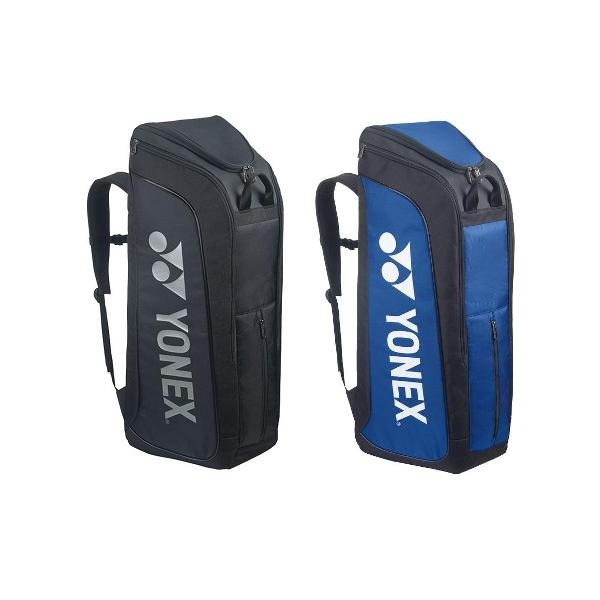 【在庫限り】 YONEX (ヨネックス) スタンドバック （リュック付） BAG2403　[テニス2本入り] ラケットバック　テニス　ソフトテニス　バドミントン仕様：サイドポケット、背面ポケット、シューズポケット、ケアツールポケット、仕切り...