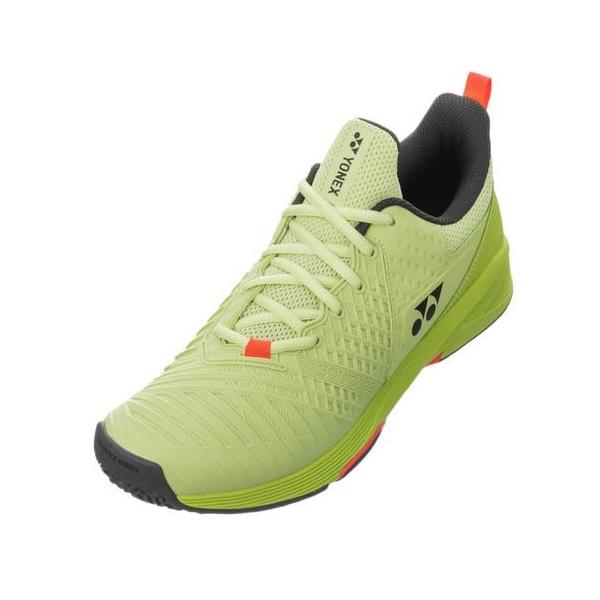 YONEX (ヨネックス)パワークッションソニケージ3メンGC [SHTS3MGC]   ★オムニ＆クレーコート用★　テニスシューズ　カラー サニーライムアッパー 合成繊維＋合成樹脂ミッドソール 合成樹脂アウトソール ゴム底サイズ 22.0...