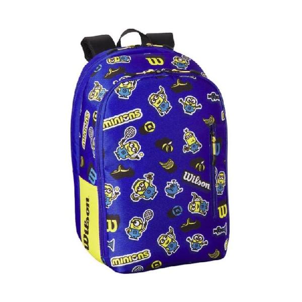 Wilson (ウィルソン) ミニオンズ V3.0 チーム バッグパック / ミニオンズ / リュック [WR8025601001] ラケットバック （2本収納可）●サイズ:30x21x45cm●材質：ポリエステル●原産国：中国●備考：ラケ...