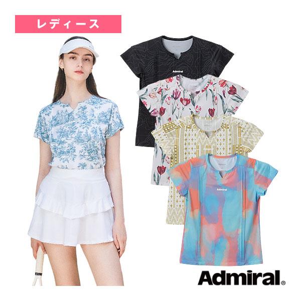アドミラル(Admiral) テニスウェア（レディース） ピンタックフルグラフィックTシャツ レディース ATLA601 Admiral テニスウェア ピンタックフルグラフィックTシャツ レディース2026年 春夏 半袖「国内正規品取り扱い店」