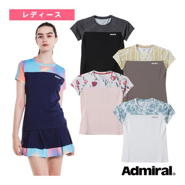 アドミラル(Admiral) テニスウェア（レディース） スリットヘムグラフィックTシャツ レディース ATLA602 Admiral テニスウェア スリットヘムグラフィックTシャツ レディース2026年 春夏 半袖「国内正規品取り扱い店」
