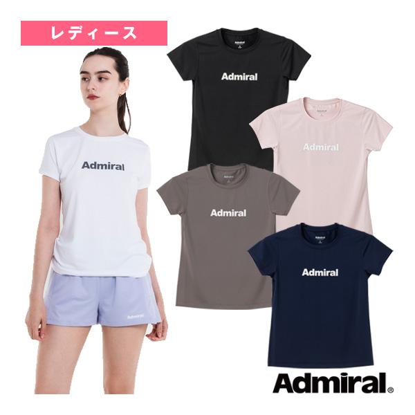 アドミラル(Admiral) テニスウェア（レディース） ミニマムロゴプラクティスTシャツ レディース ATLA610 Admiral テニスウェア ミニマムロゴプラクティスTシャツ レディース 2026年 春夏 半袖「国内正規品取り扱い店」