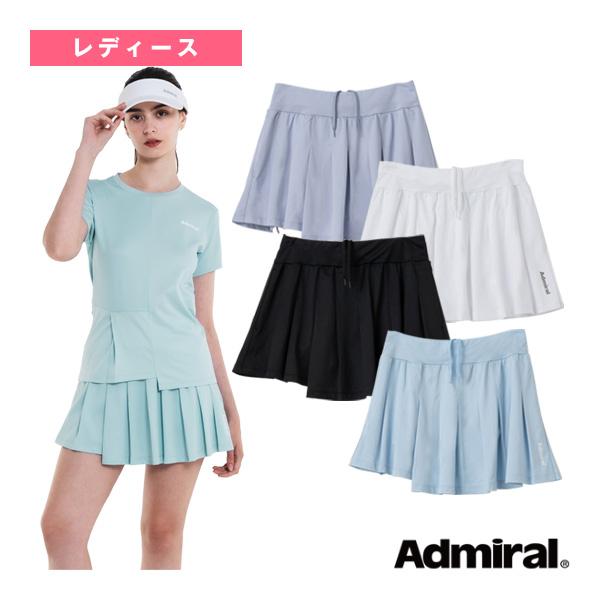 アドミラル(Admiral) テニスウェア（レディース） アシメヘムプリーツスコート レディース ATLA626 Admiral テニスウェア アシメヘムプリーツスコート レディース 2026年 春夏 ミニ丈 ショート丈「国内正規品取り扱い店」