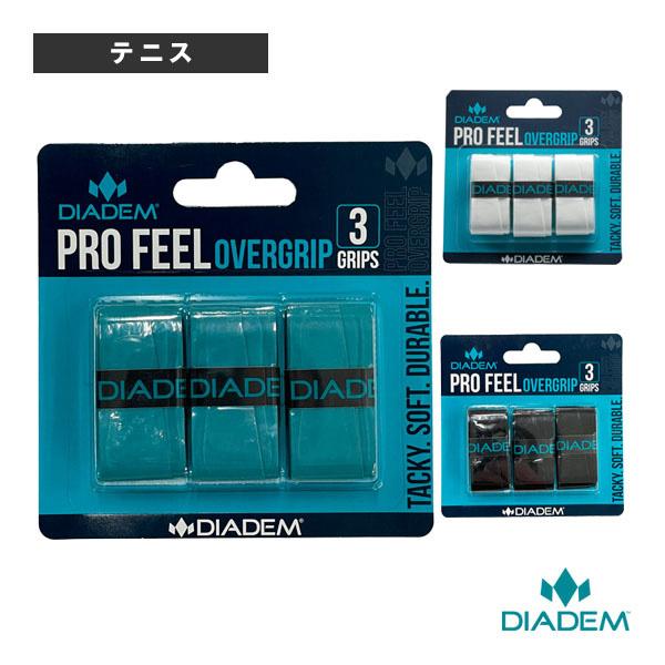 ダイアデム テニスアクセサリ・小物 プロフィール Pro Feel 3本入 TFE003 DIADEM オーバーグリップ ウェットタイプ 3本入「国内正規品取り扱い店」