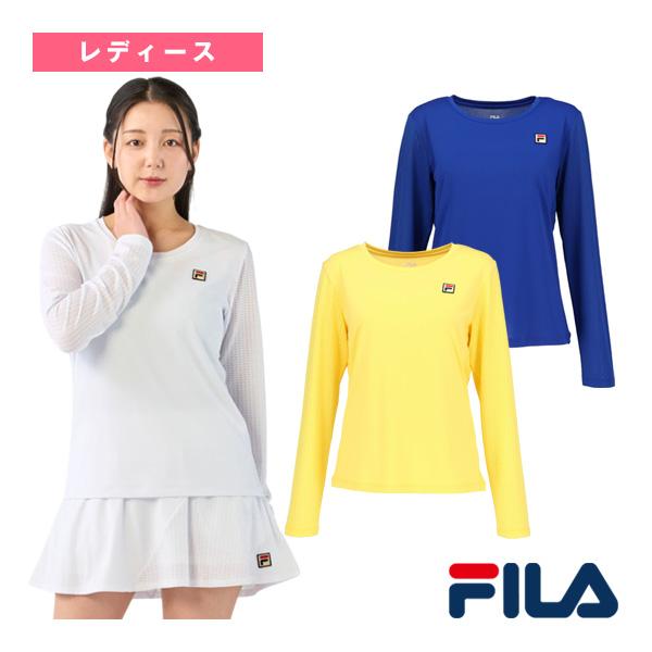 フィラ テニスウェア（レディース） ロングスリーブシャツ レディース CZ6SGW028 FILA テニスウェア ロングスリーブシャツ レディース 2026年 春夏 Tシャツ 長袖 UV「国内正規品取り扱い店」
