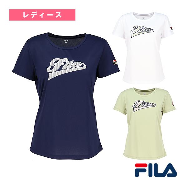 フィラ テニスウェア（レディース） 2026年03月上旬【予約】アップリケTシャツ レディース CZ6SGW046 FILA テニスウェア アップリケTシャツ レディース 2026年 春夏 半袖 UV「国内正規品取り扱い店」