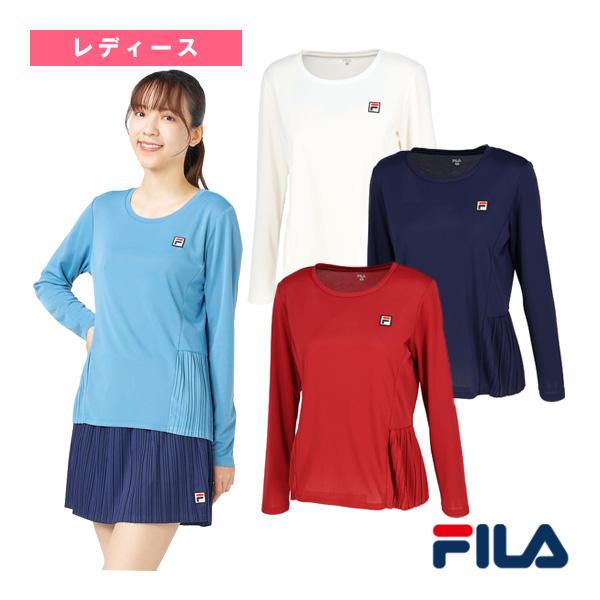 フィラ テニスウェア（レディース） ロングスリーブシャツ レディース EL0206 FILA テニスウェア ロングスリーブシャツ レディース 2025年 秋冬 Tシャツ 長袖 UV「国内正規品取り扱い店」